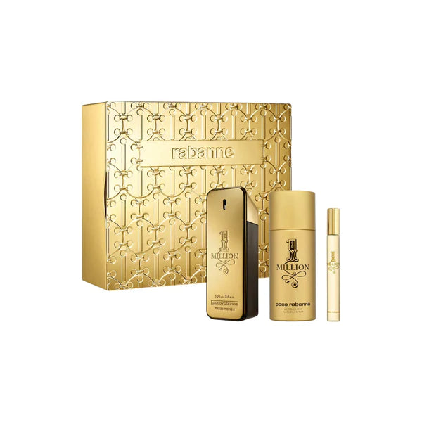 Estuche 1 Million EDT Paco Rabanne 100Ml+150Ml Deo+10Ml Mini Hombre(TI ...